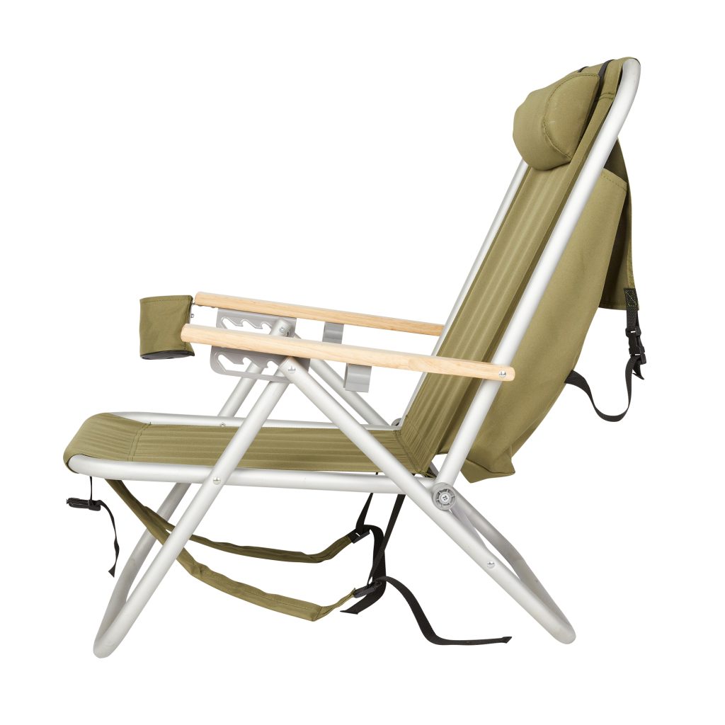 Outdoor custom portable aluminum folding recliner