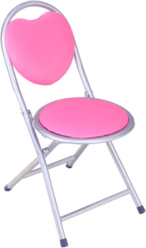 Small size round folding metal chair